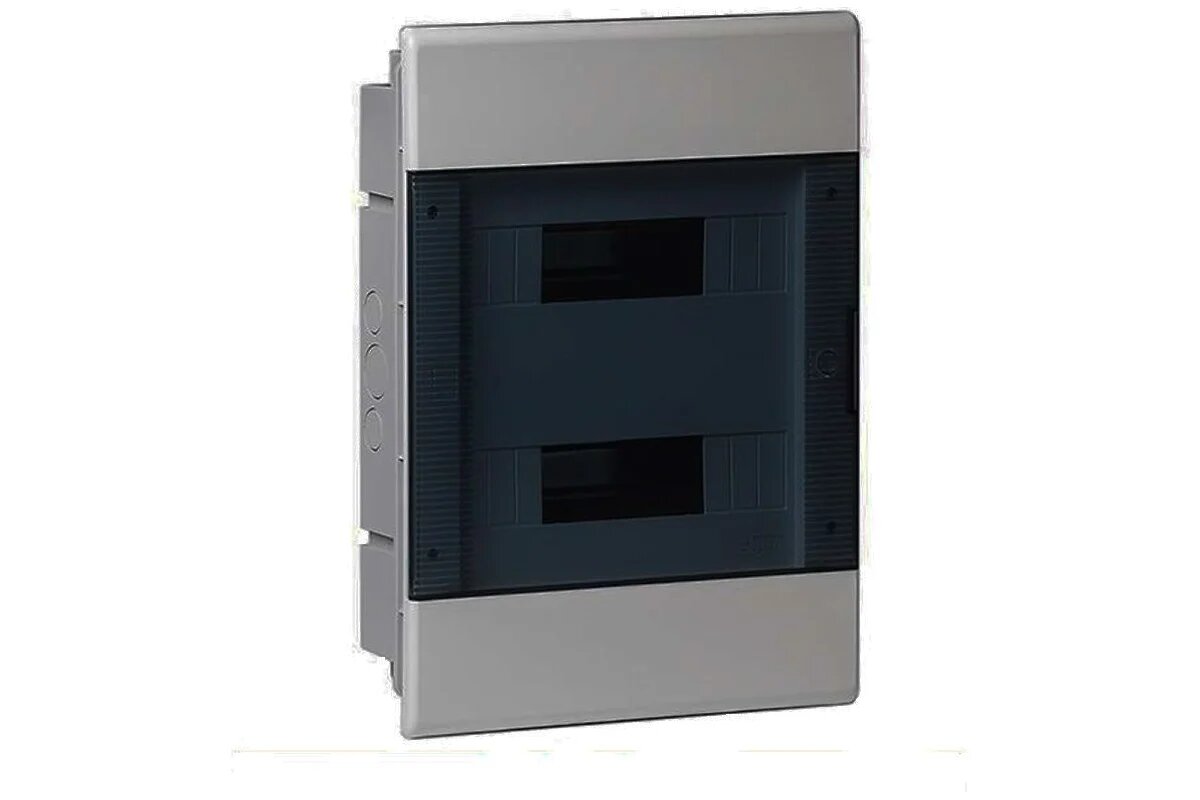 Рувинил Тусо щиток скрытой проводки на 24 модуля с прозрачной дверцей 415x299x103 мм серый