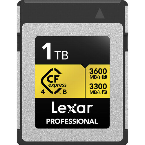 LCXEXP4001T-RNENG Карта памяти 1ТБ Lexar Professional CFexpress Type-B , скорость 3600МБ/s чтения 3300МБ/s записи