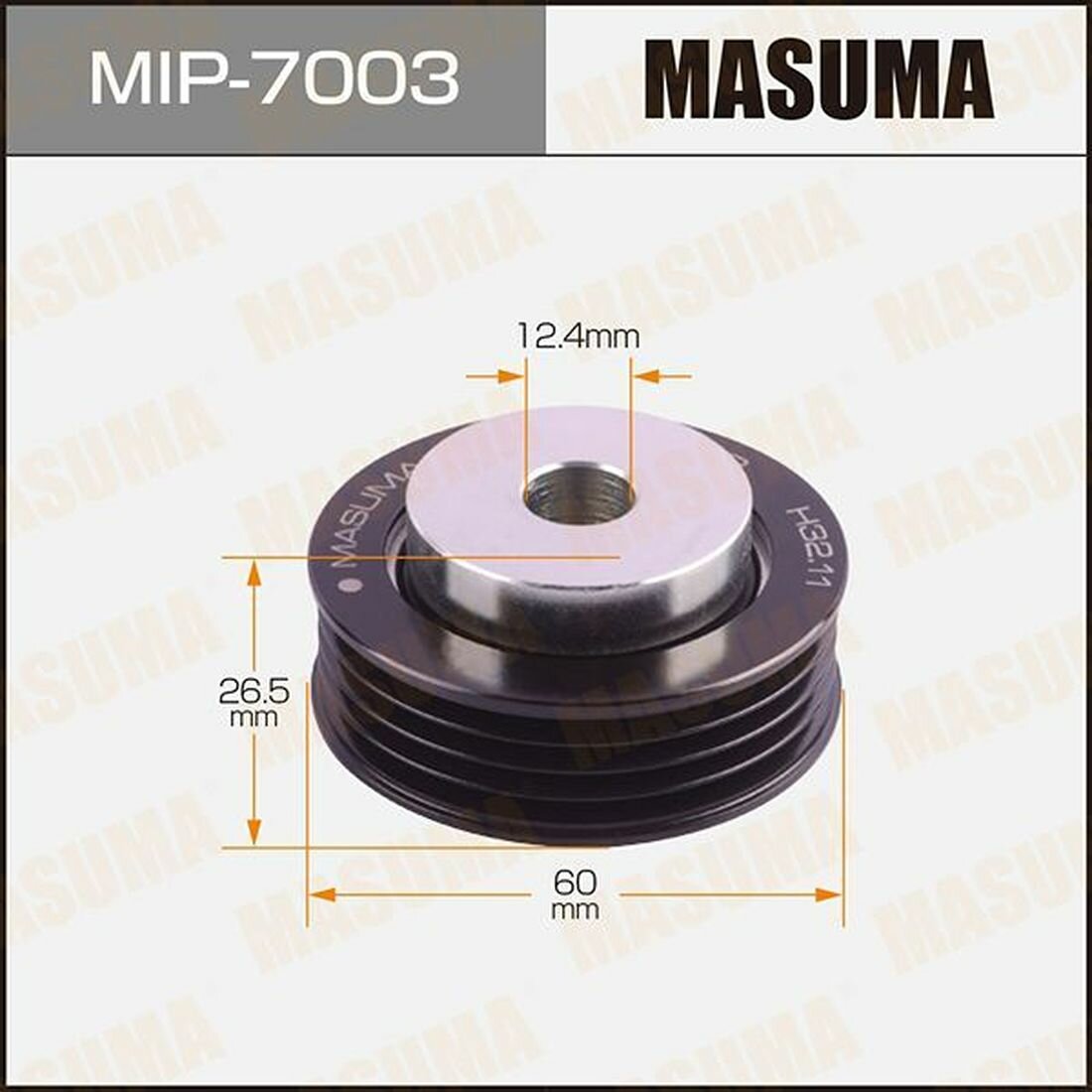 Ролик натяжителя приводного ремня Masuma MIP-7003