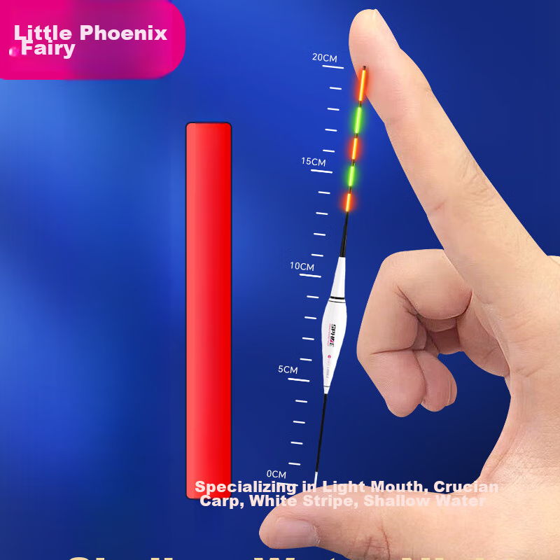 Xiaofengxian Integrated Luminous Float L-DG2 Shallow Water Electronic Float, Day And Night Dual-Use, Night Fishing Buoy, Highly Sensitive, Fish Float, Colorless