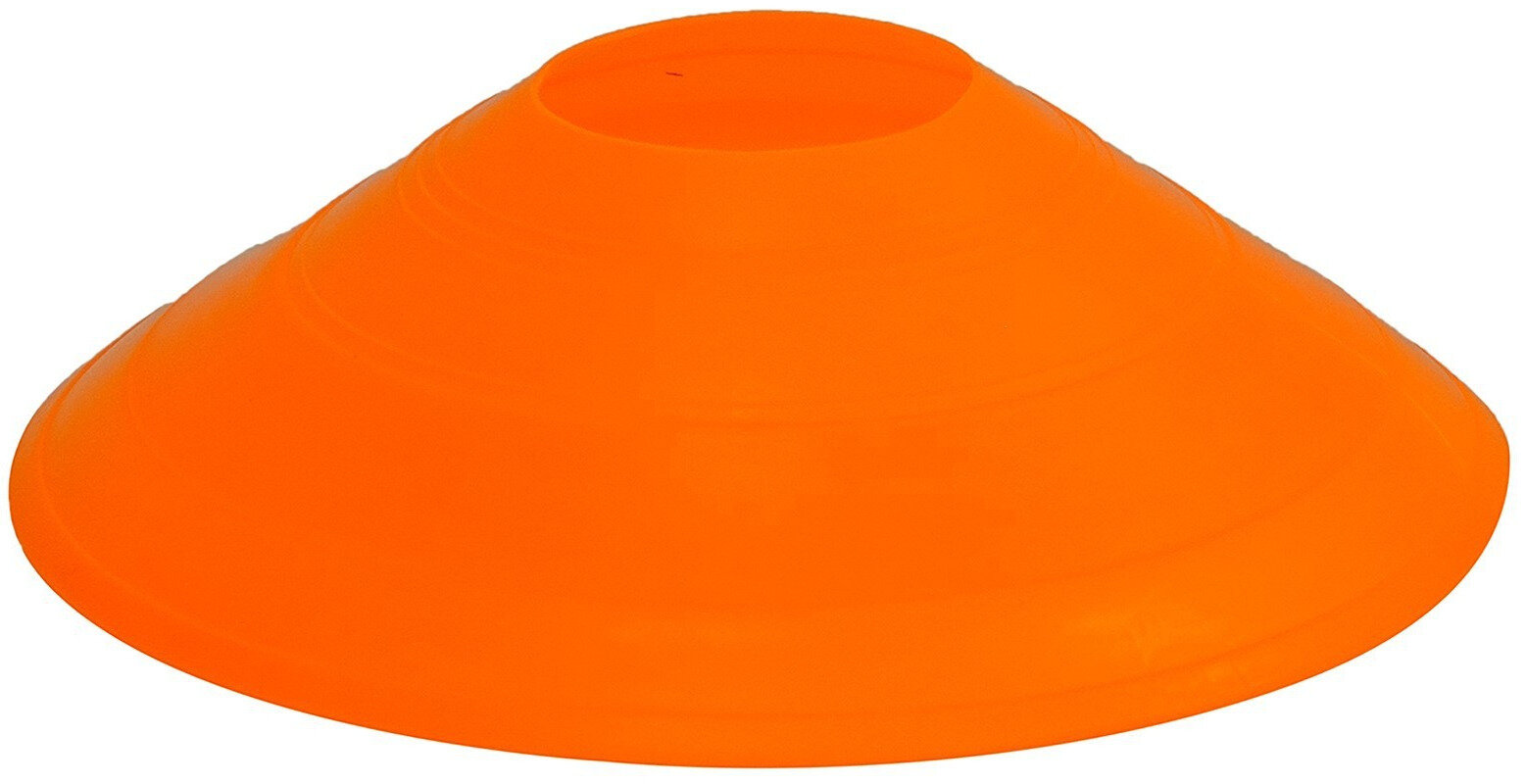 Сигнальная тренировочная фишка, спортивный футбольный конус для разметки, пластиковый разметчик для спортивных игр и эстафет, диаметр 20 см