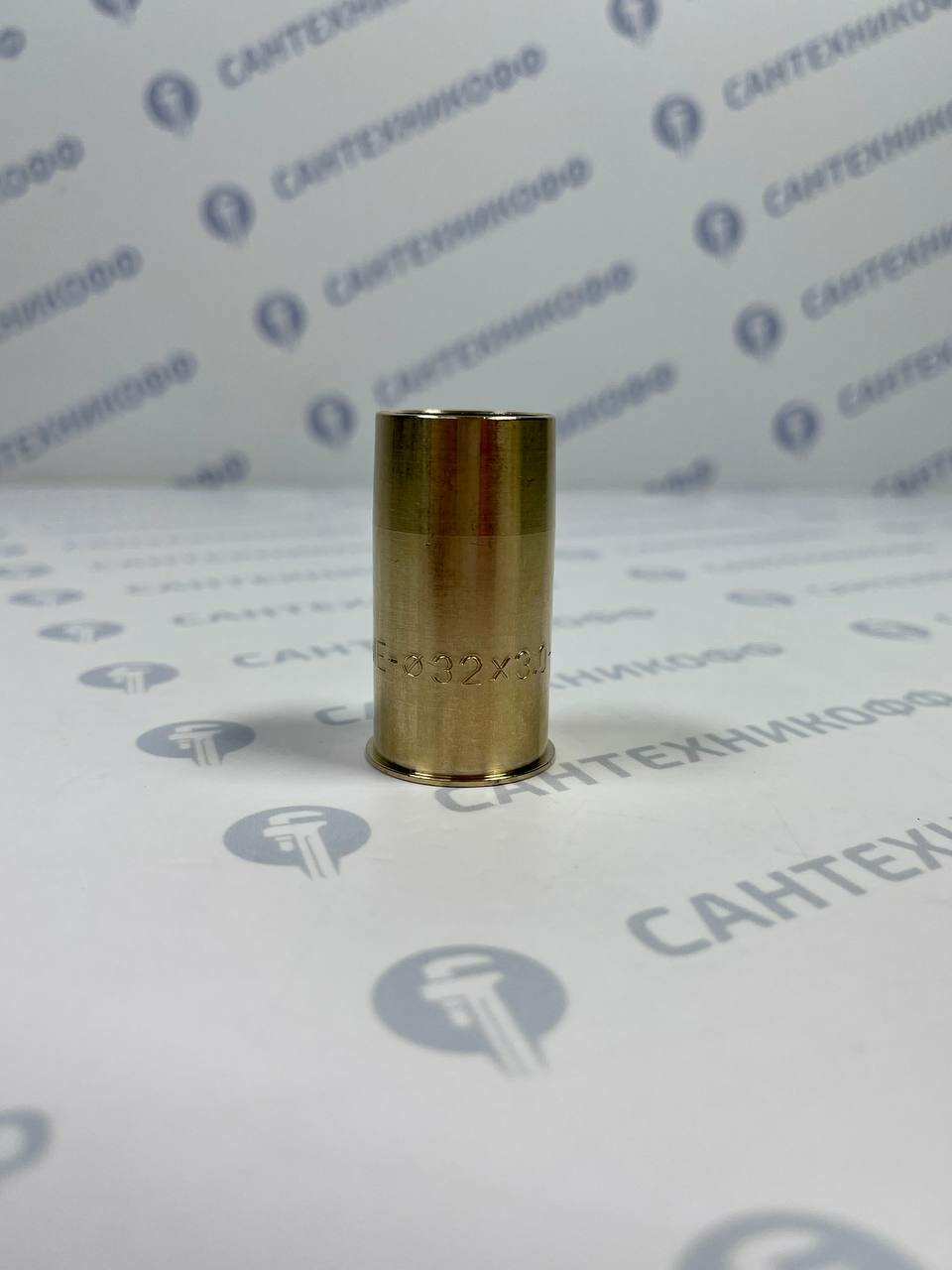 Втулка ПНД трубы 32х3,0 латунь Tiemme