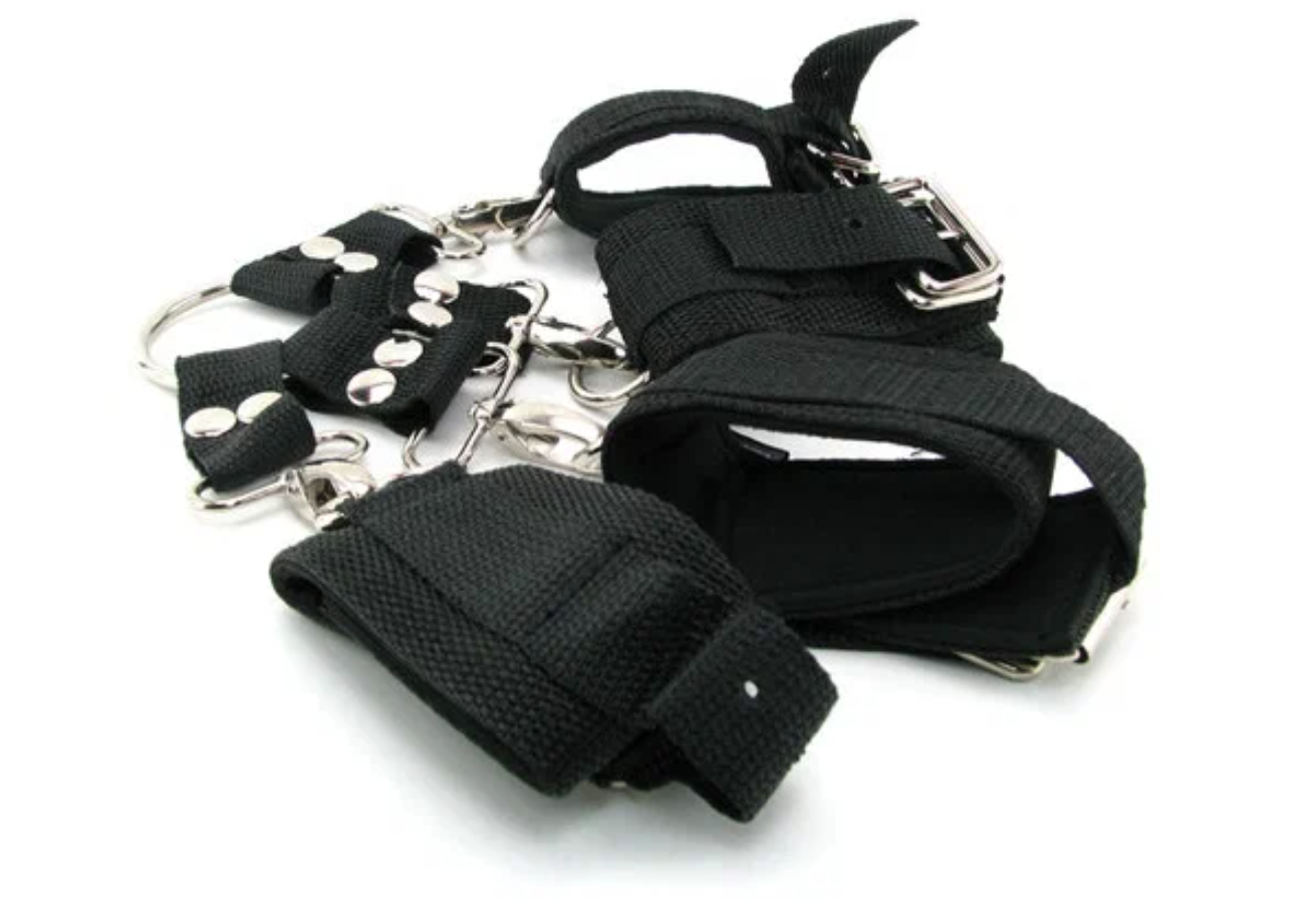 Pipedream Набор Heavy duty hogtie (PD3741), 20 см, черный