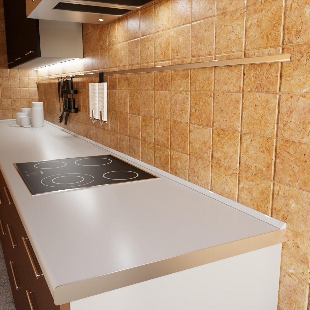 Бордюр для ванны и душевого поддона KDP 2000х20x27, цвет белый, Altasan