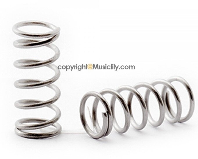 Пружина для седел бриджа 10 x 4.5 mm Musiclily MX2491, 1 шт, хром