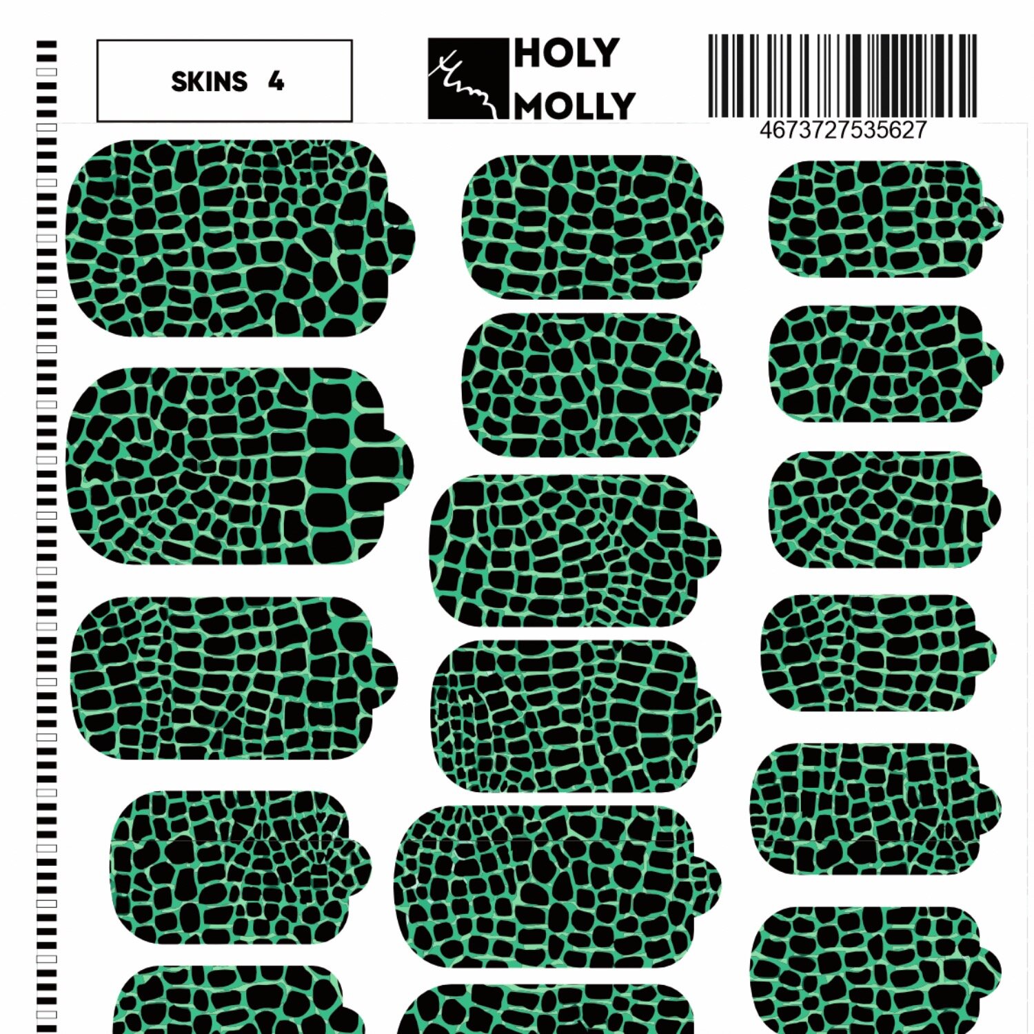 Пленки для дизайна ногтей Holy Molly Skins №04