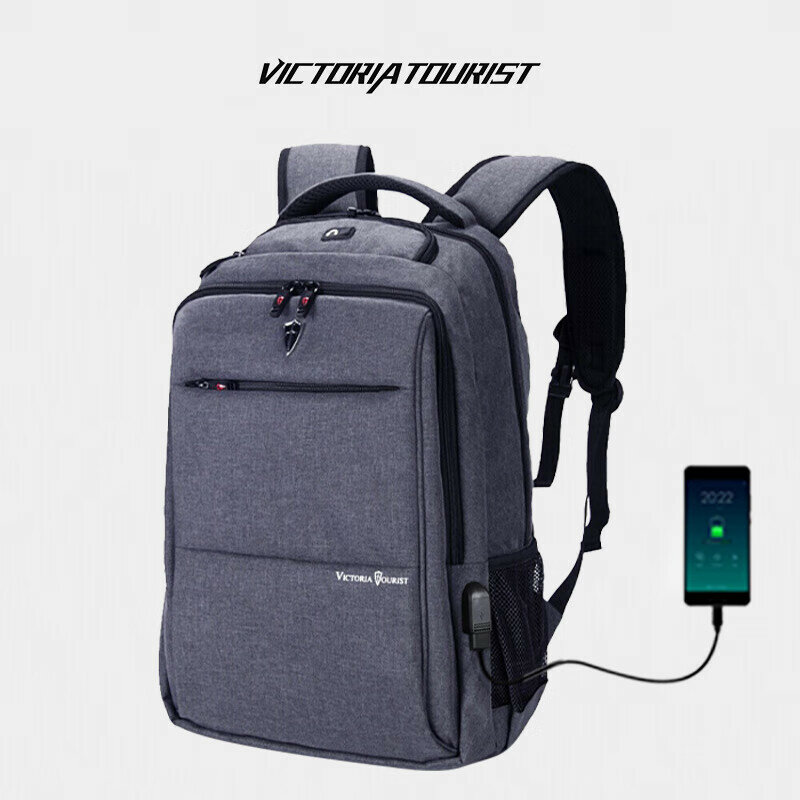 VICTORIATOURIST Laptop Backpack for Men, 17.3-Inch Gaming Notebook Bag, Large Capacity School Bag, Business Backpack, V906usb