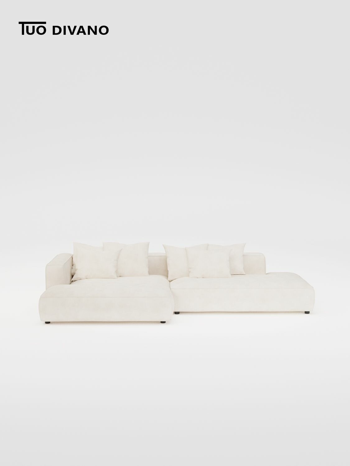 Угловой диван Tuo Divano Равенна Кремовый