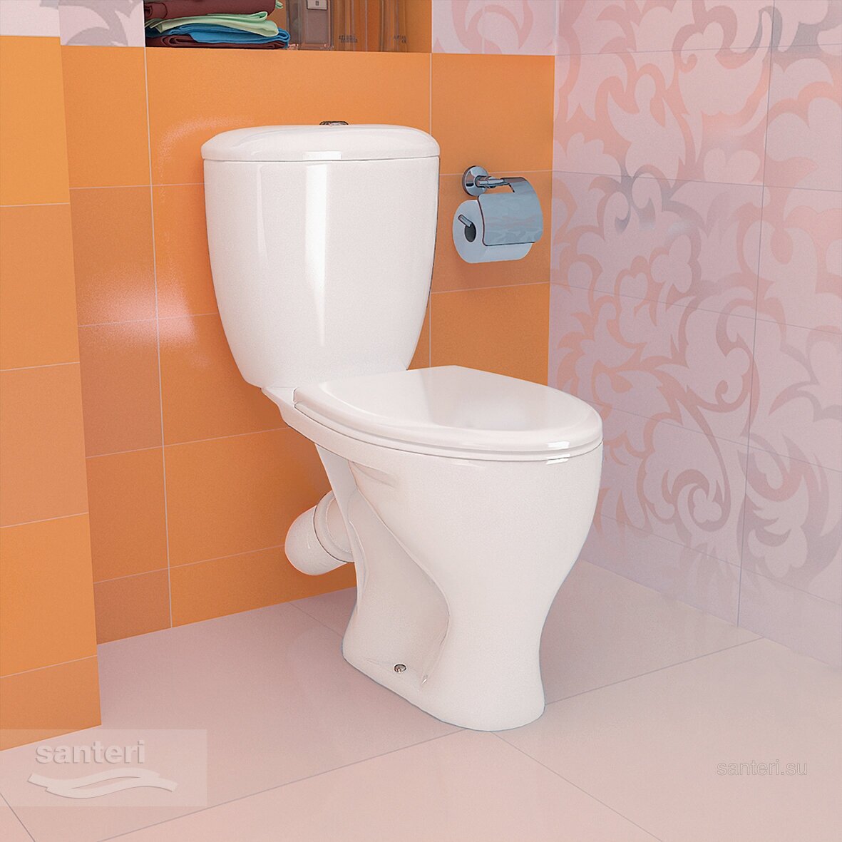 Унитаз-компакт Воротынский (комфорт) бел