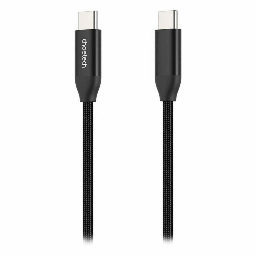 Кабель Choetech USB C to C 240W 5A 1 м (XCC-1035) Black / Черный