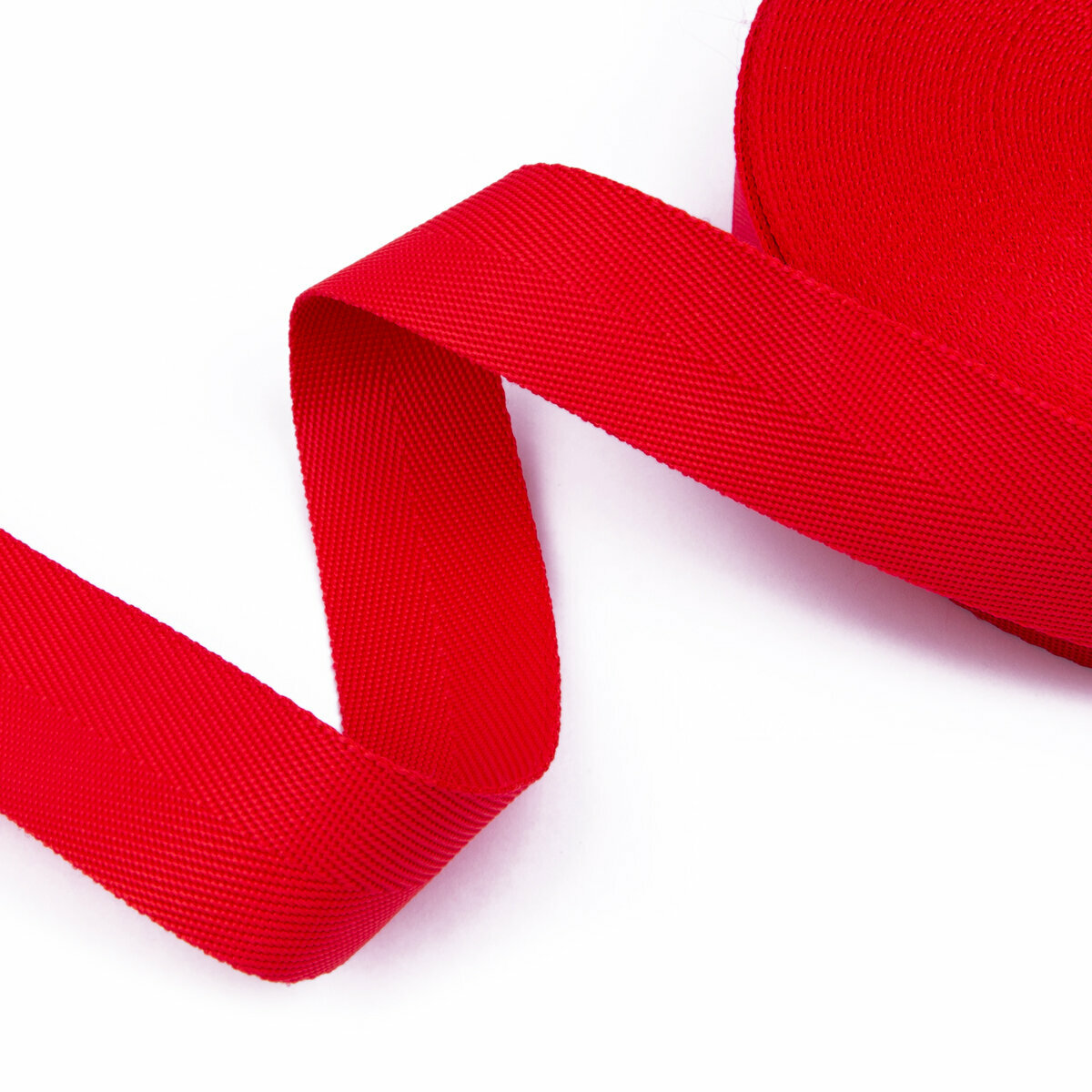 Стропа 35 мм, 25 м красный