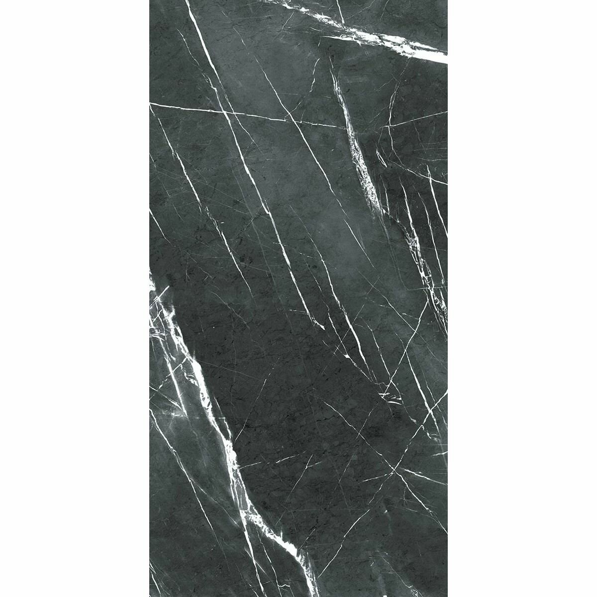 Керамогранит Granitea (Гранитея) Нейва черный матовый 60х120 см, G395