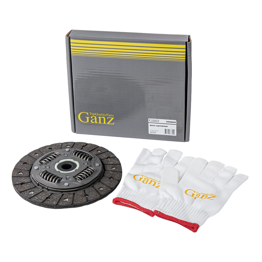 Диск сцепления CHEVROLET Aveo (T200, T250, T255), ZAZ Vida дв. 1.5 GANZ GIE36222