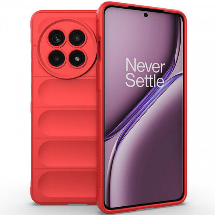 Flex Silicone Противоударный чехол для OnePlus 13R / Ace 5 / 5 Pro с защитой камеры и микрофиброй