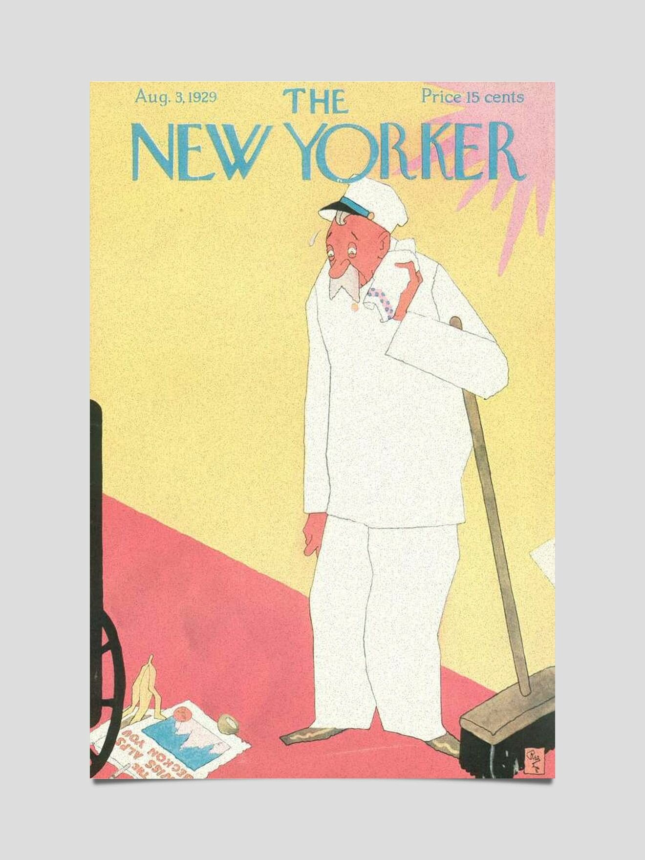 Постер по обложе The New Yorker 03.08.1929, размер 40 на 60 см. - Poster4me