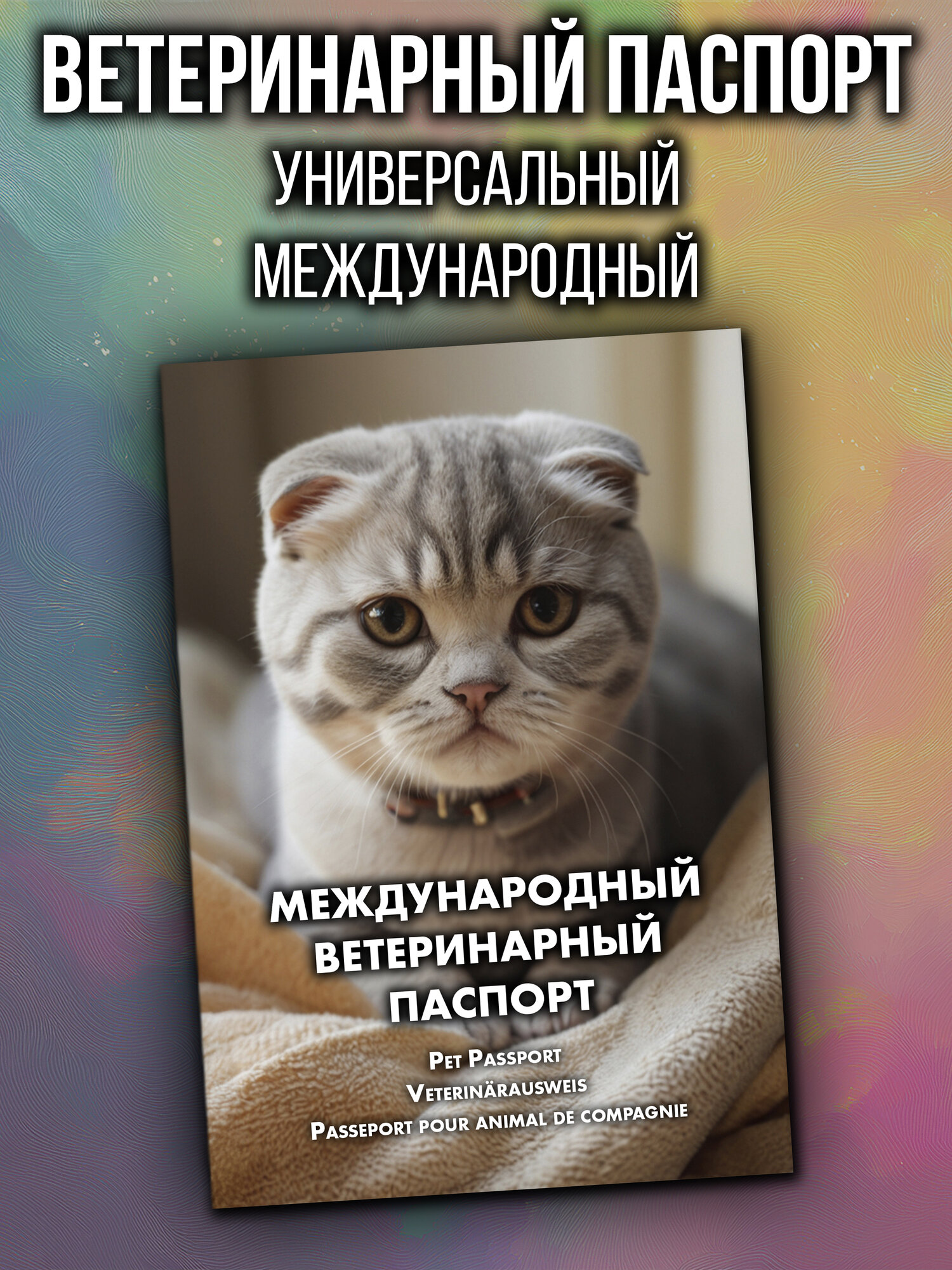Ветеринарный паспорт для кошек, собак и любых других домашних животных, международный
