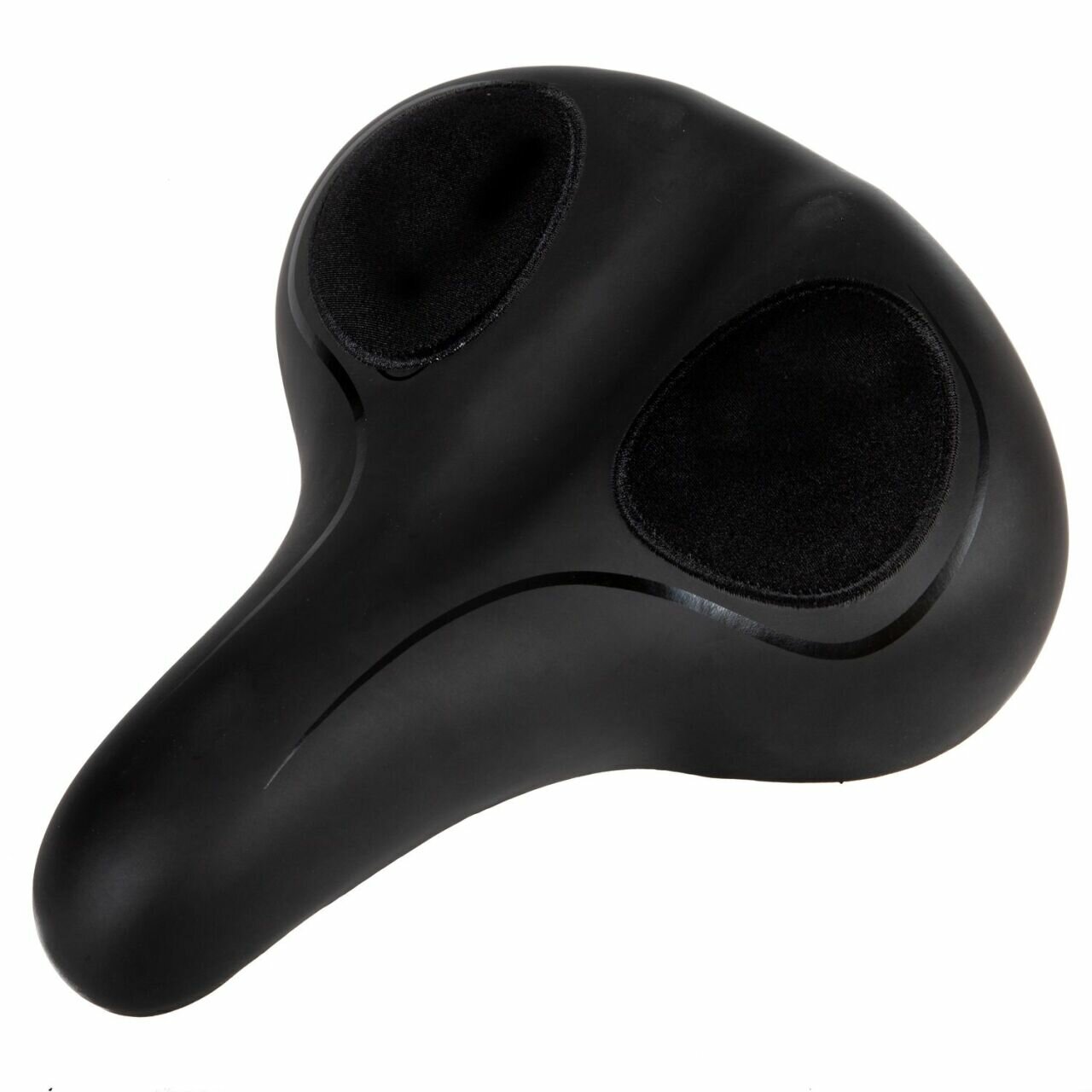 Седло STG с силиконовыми вставками Черный