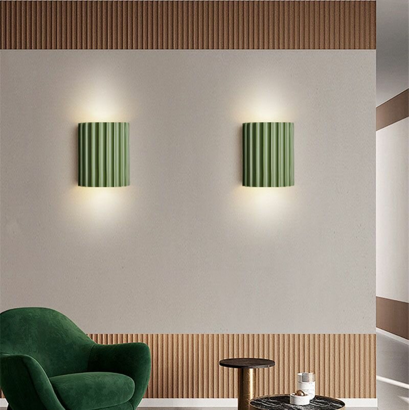 Скандинавский современный светодиодный настенный светильник из смолы для гостиной, Спальни, прикроватной тумбочки, прохода, прихожей, простые бра G9 для внутреннего домашнего декора