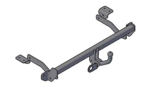 Фаркоп для Peugeot Partner универсал TEPEE с 2008 г. в. , не подходит на Aridgen / Citroen Berlingo Multispace легковой (фургон) с откидной задней двер (паспорт и сертификат) Трейлер.9510