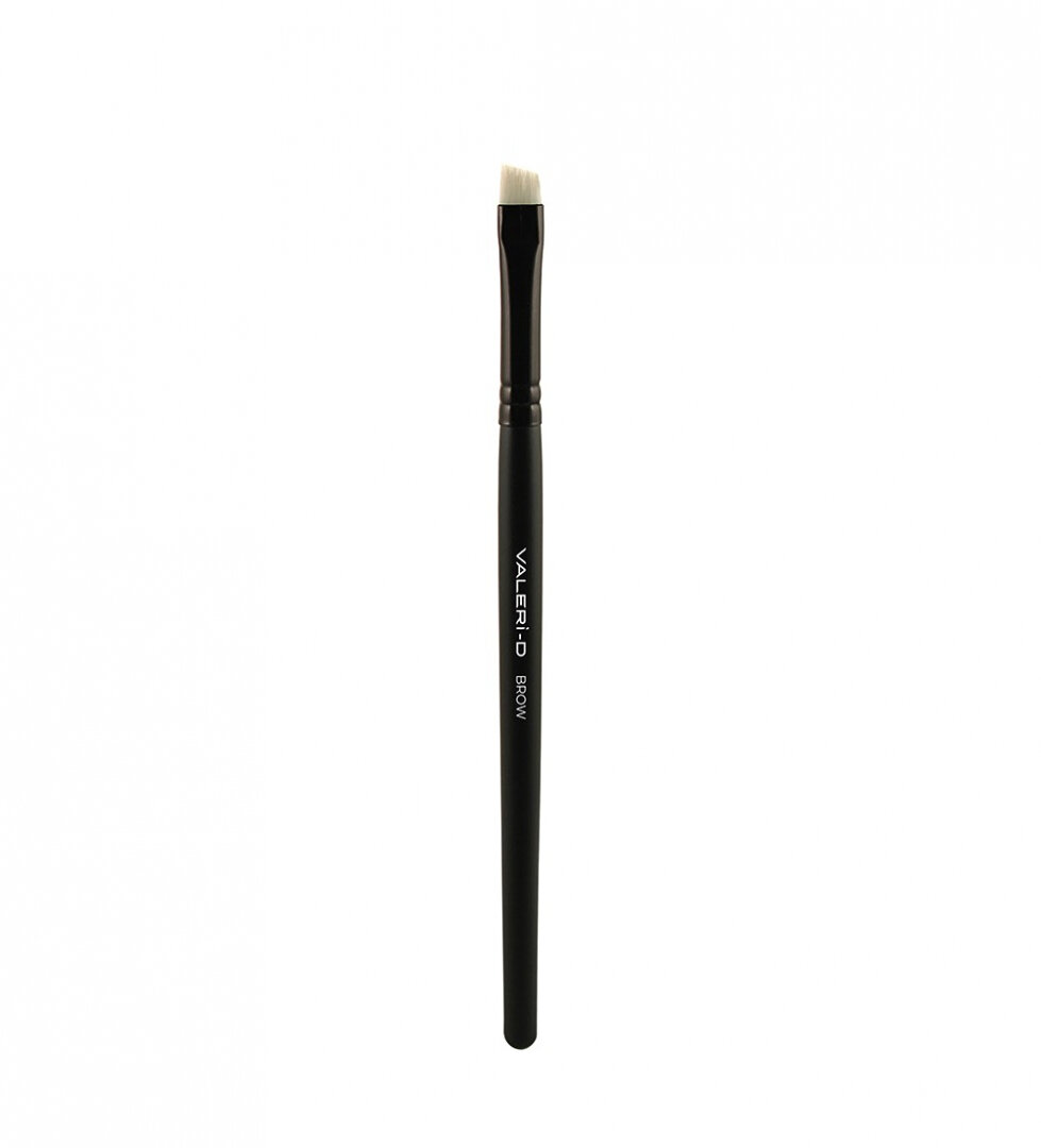 VALERI-D Кисть для бровей BROW, упругий нейлон, скошенная