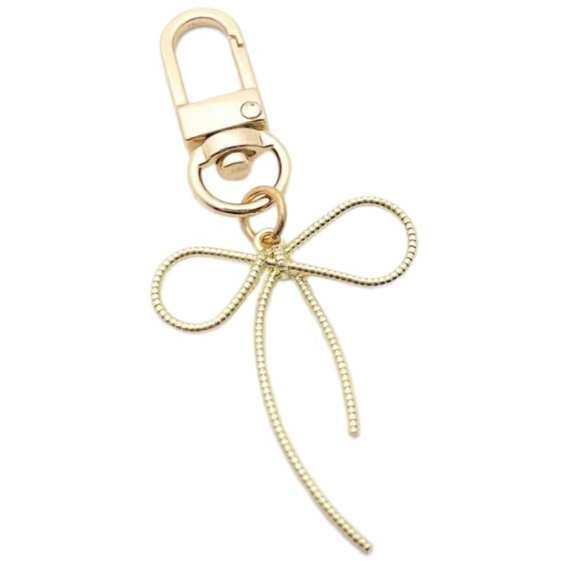 Брелок-подвеска с галстуком-бабочкой-золотой
