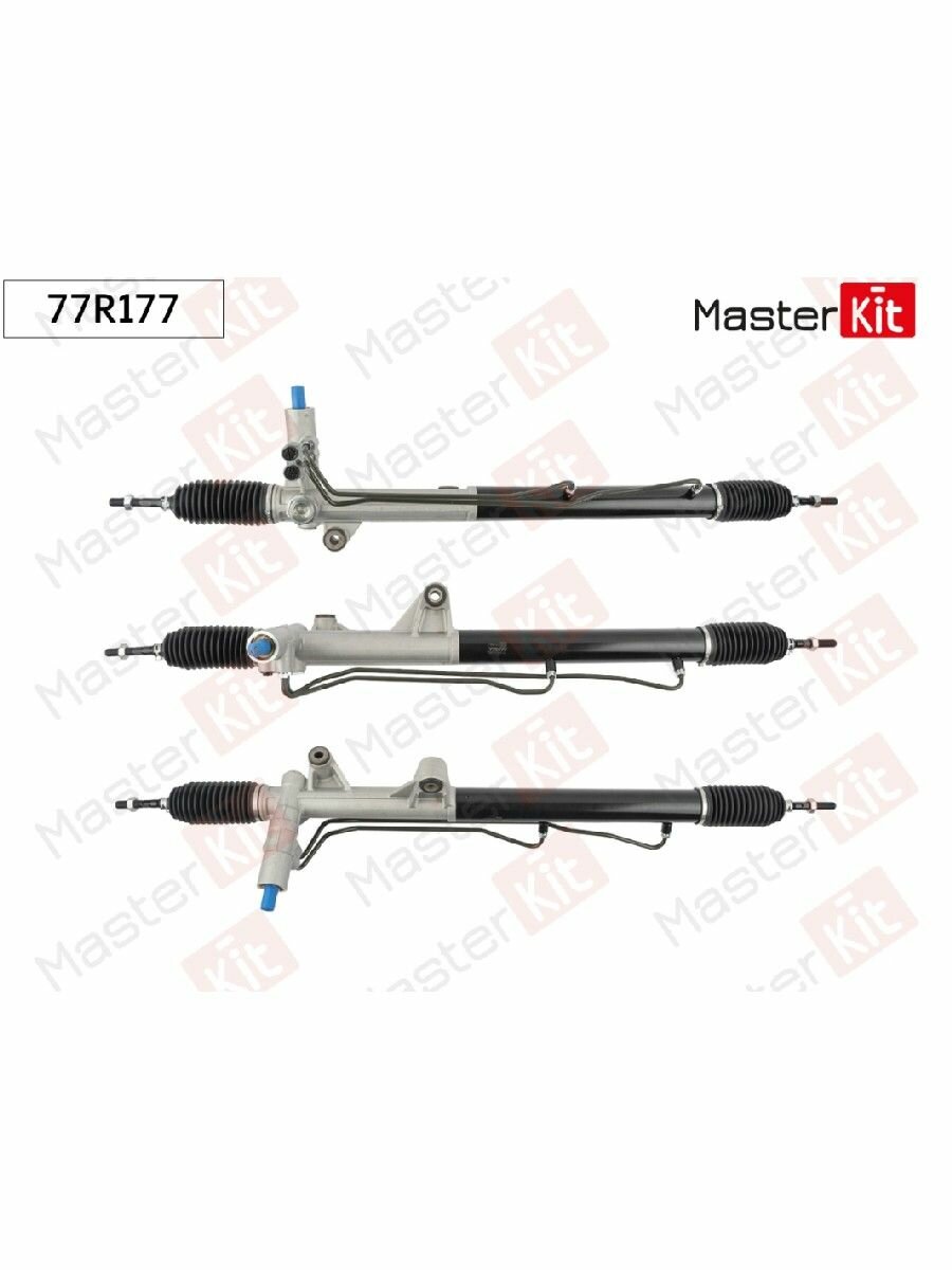 Рейка рулевая MasterKit 77R177, для KIA Sorento, металл, чёрная