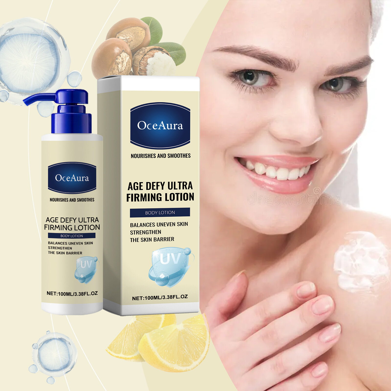 Укрепляющий Лосьон Для Тела Увлажняющий Увлажняющий Питательный Массаж Кожи Балансирующий Уход За Кожей