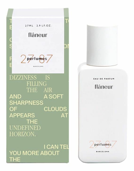 27 87 PERFUMES FLANEUR парфюмерная вода унисекс 27 мл