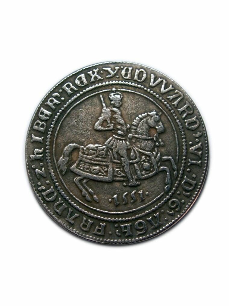 Английская крона 1551 г сувенирная копия серебряной монеты короля Эдуарда VI Тюдора монеты, нумизматика, деньги для коллекции