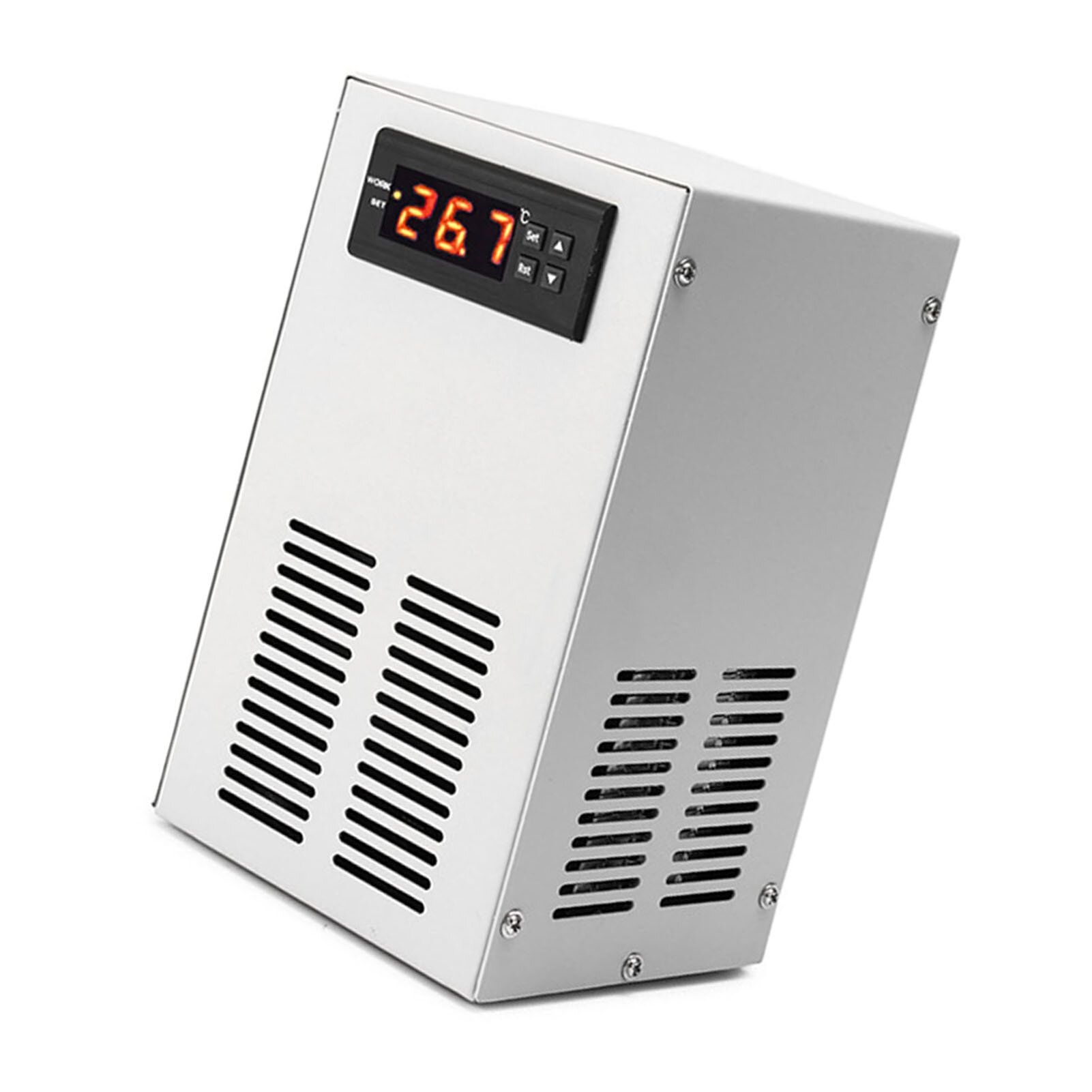 Холодильник Для Аквариума: Тихий Режим С Регулируемой Температурой Компактный Дизайн - Стабильное Охлаждение Воды Аквариумный Кулер Для Рыб