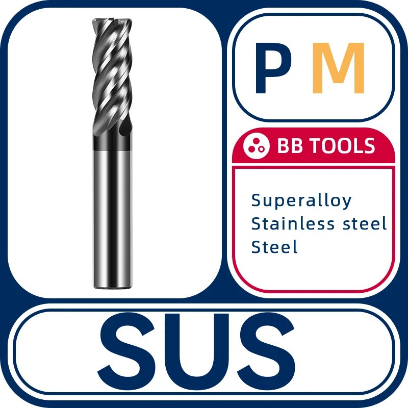 BB JIN BC2055 SUS Угловая радиусная фреза DLC SUS-4F, 12R1x75L