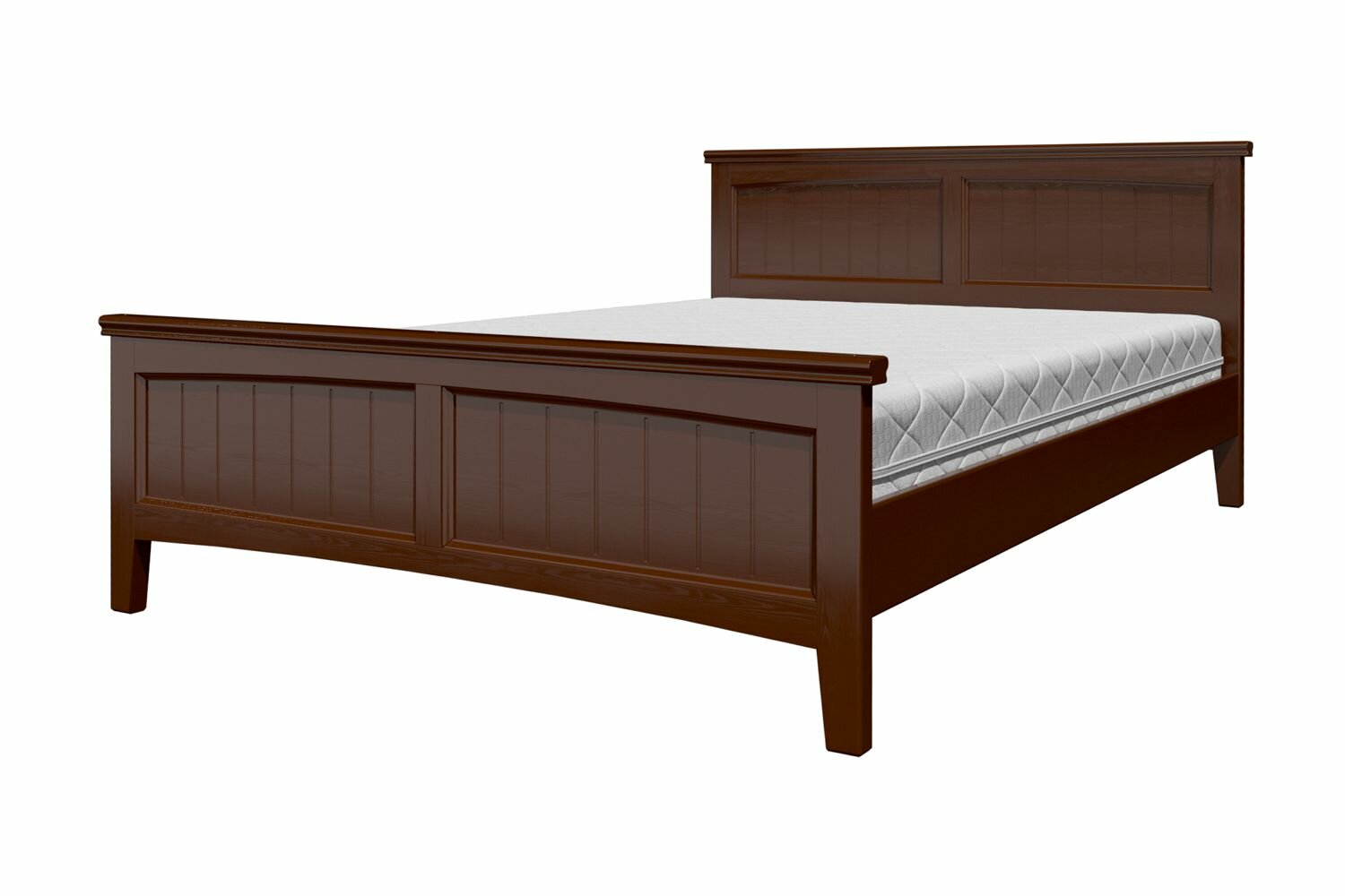 Грация-4 Кровать Орех 160х200