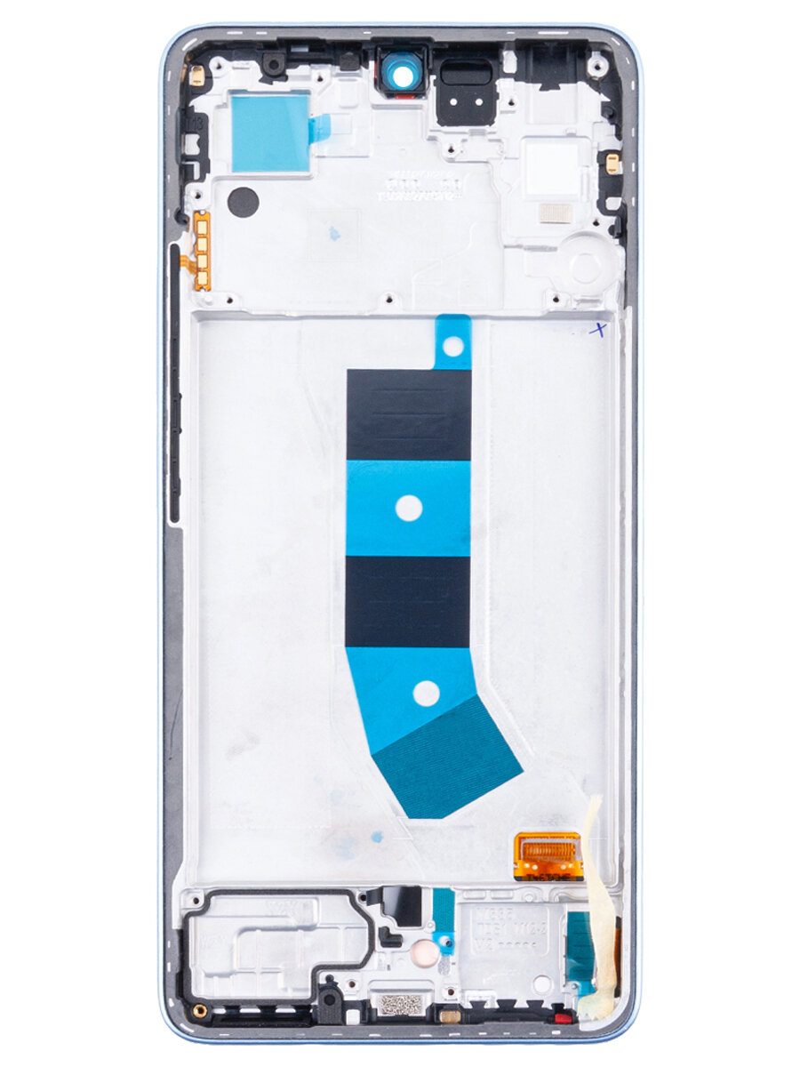 Дисплей для Xiaomi Redmi Note 13 4G модуль с рамкой и тачскрином (синий) OEM