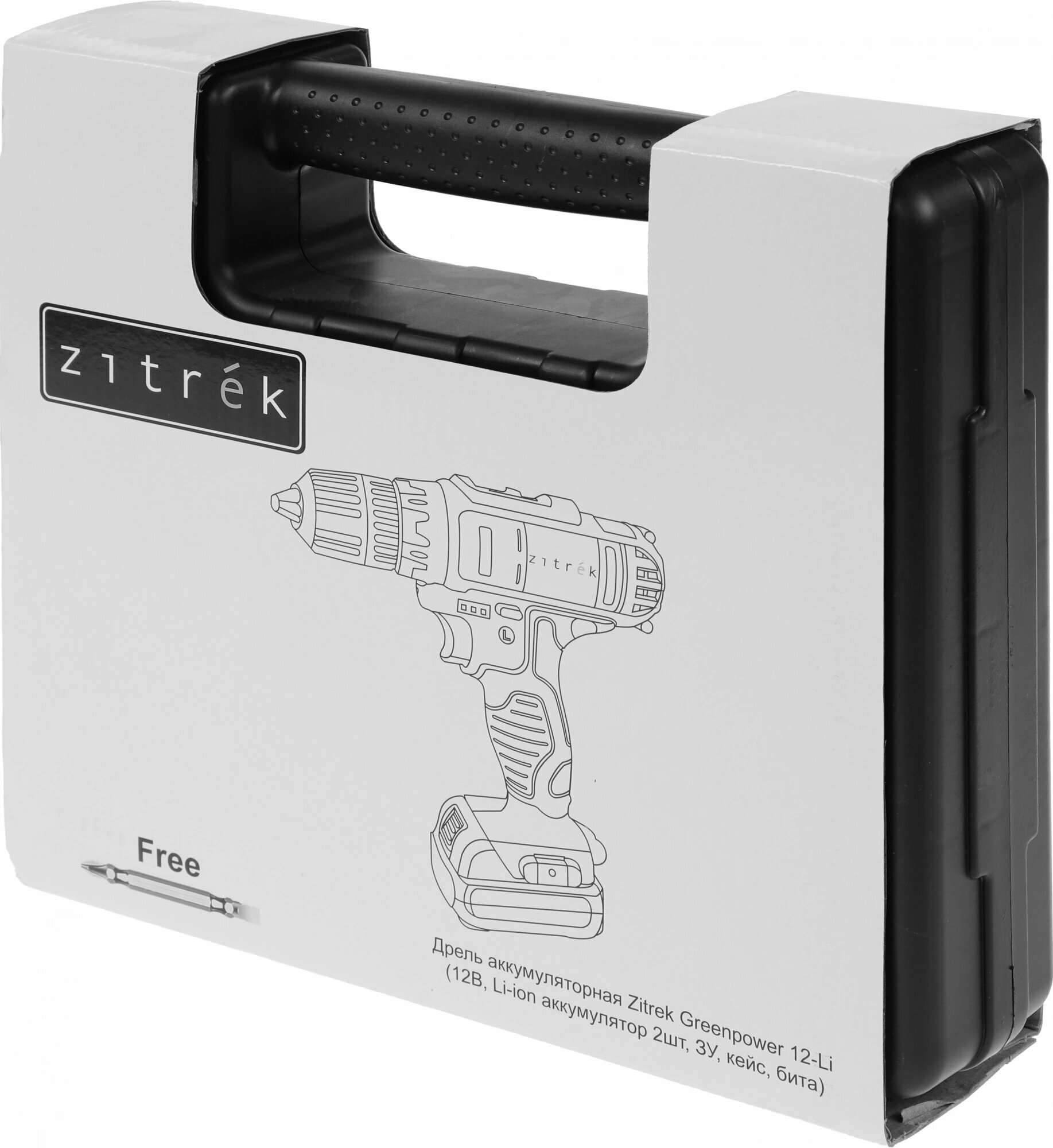 Дрель-шуруповерт Greenpower Zitrek 12-Li аккум. быстрозажимной