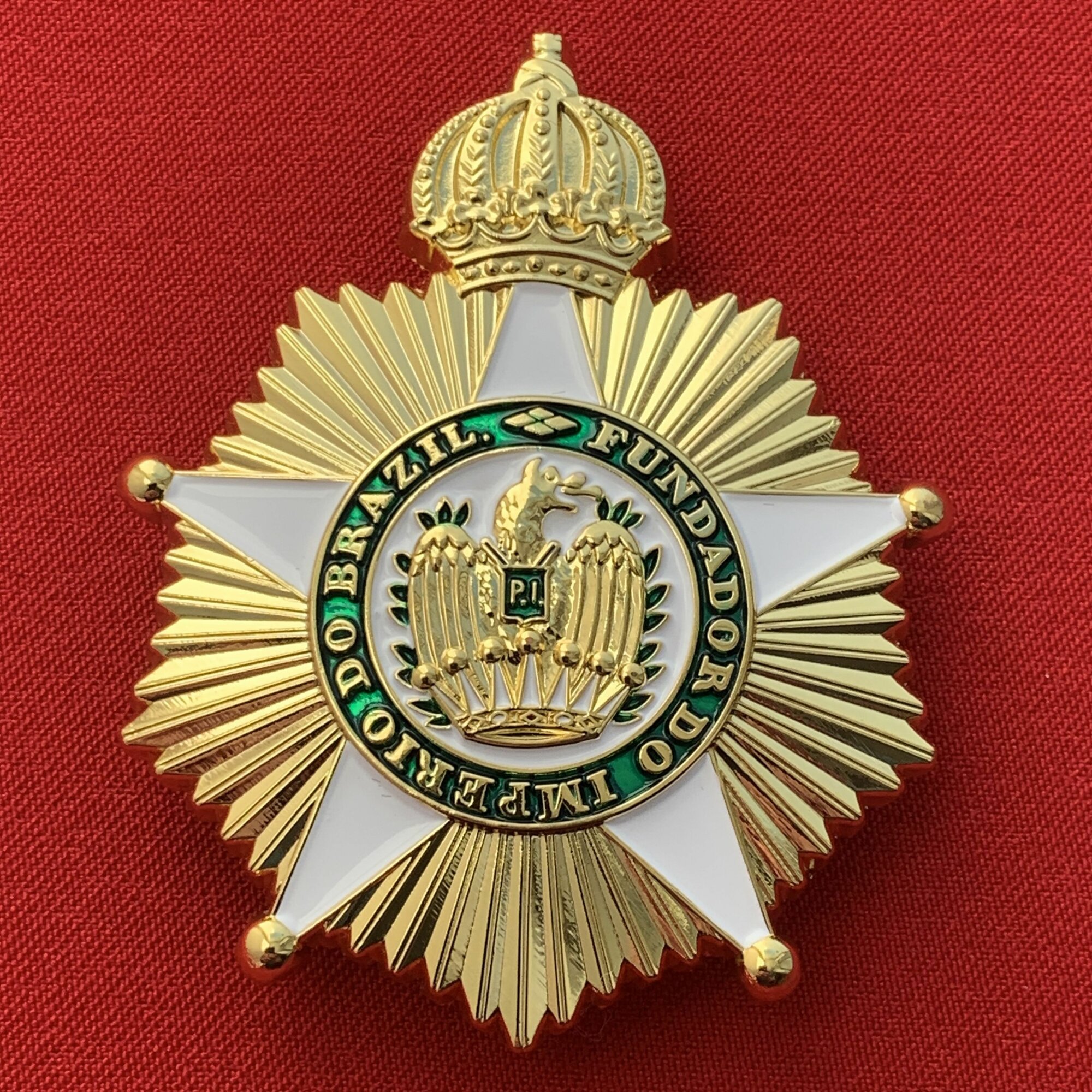 Звезда ордена Педру l, муляж иностранной награды. Размер 60х50 мм.