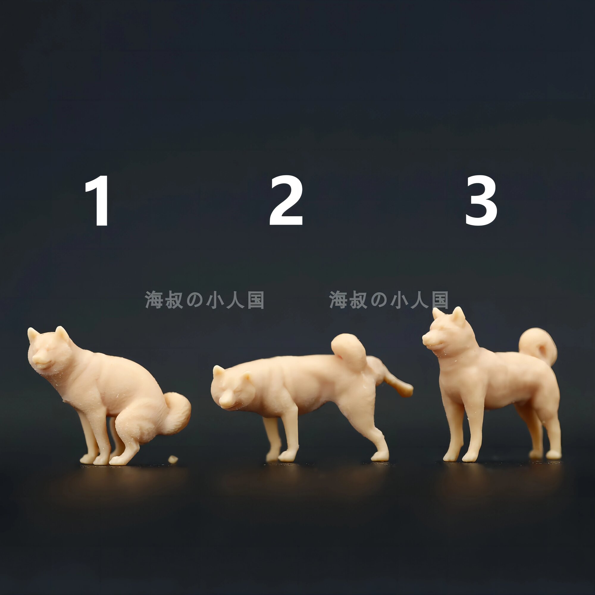 Фигурки Shiba Inu 3PCS SET