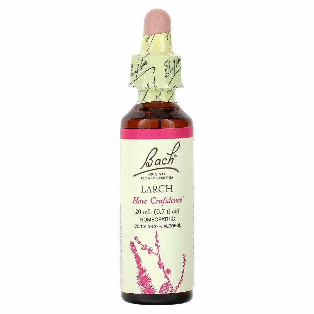 Bach, Original Flower Remedies, лиственница, 20 мл (0,7 жидк. унц.)