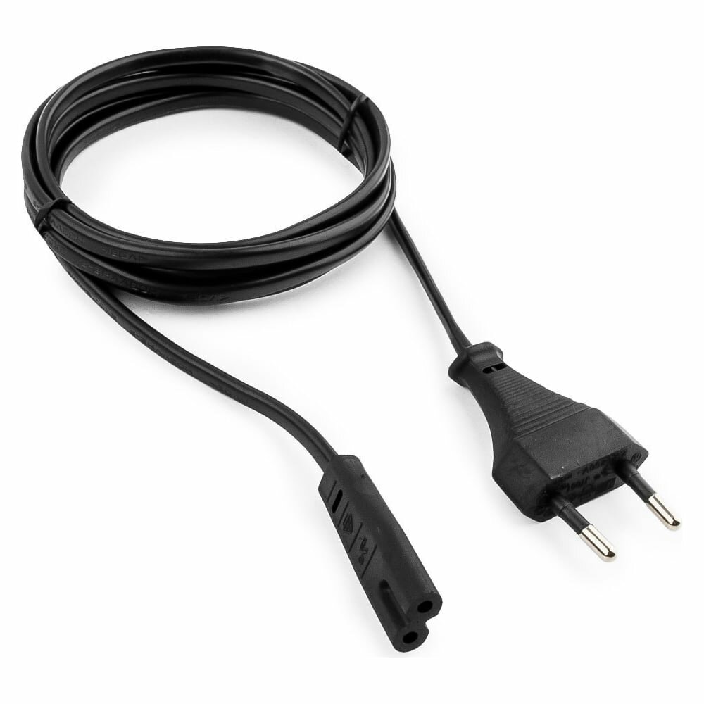 Кабель питания для ноутбуков, аудио/видео техники Cablexpert PC-184/2-1.8М