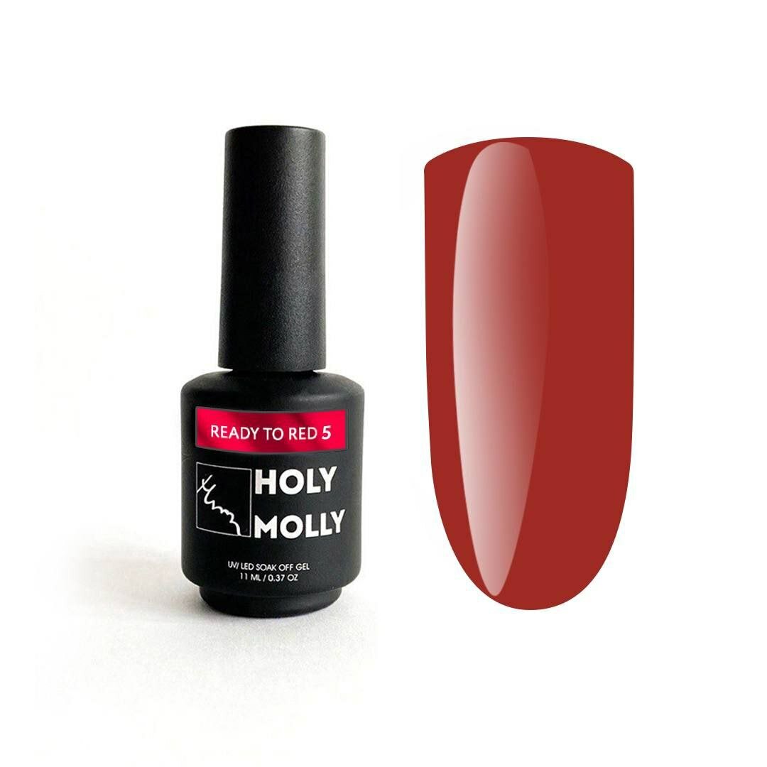 Гель - лак Holy Molly Ready to Red №5 11ml