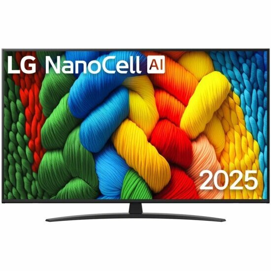 Телевизор LG 55NANO81A6A. ARUG, 4K Ultra HD, черный