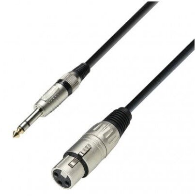 Кабель аудио 1xJack - 1xXLR Adam Hall K3BFV0100 1.0m