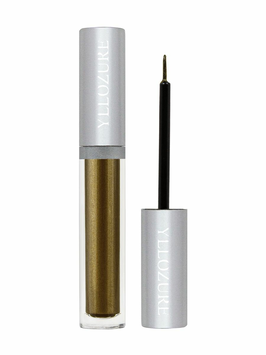 YLLOZURE Подводка для глаз Cream eyeliner Cinema жидкая, 5 мл, 12 golden olive