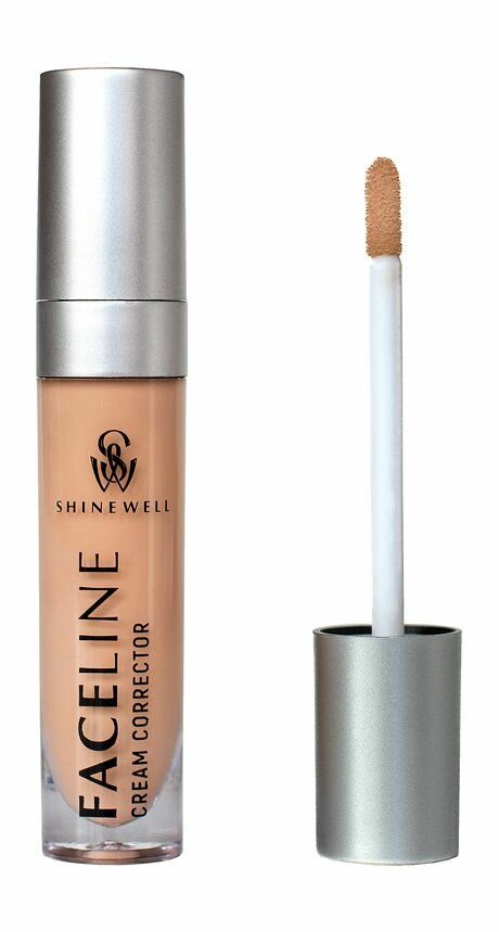 SHINEWELL Корректор кремовый Cream Corrector, 10 мл, 02 светло-бежевый