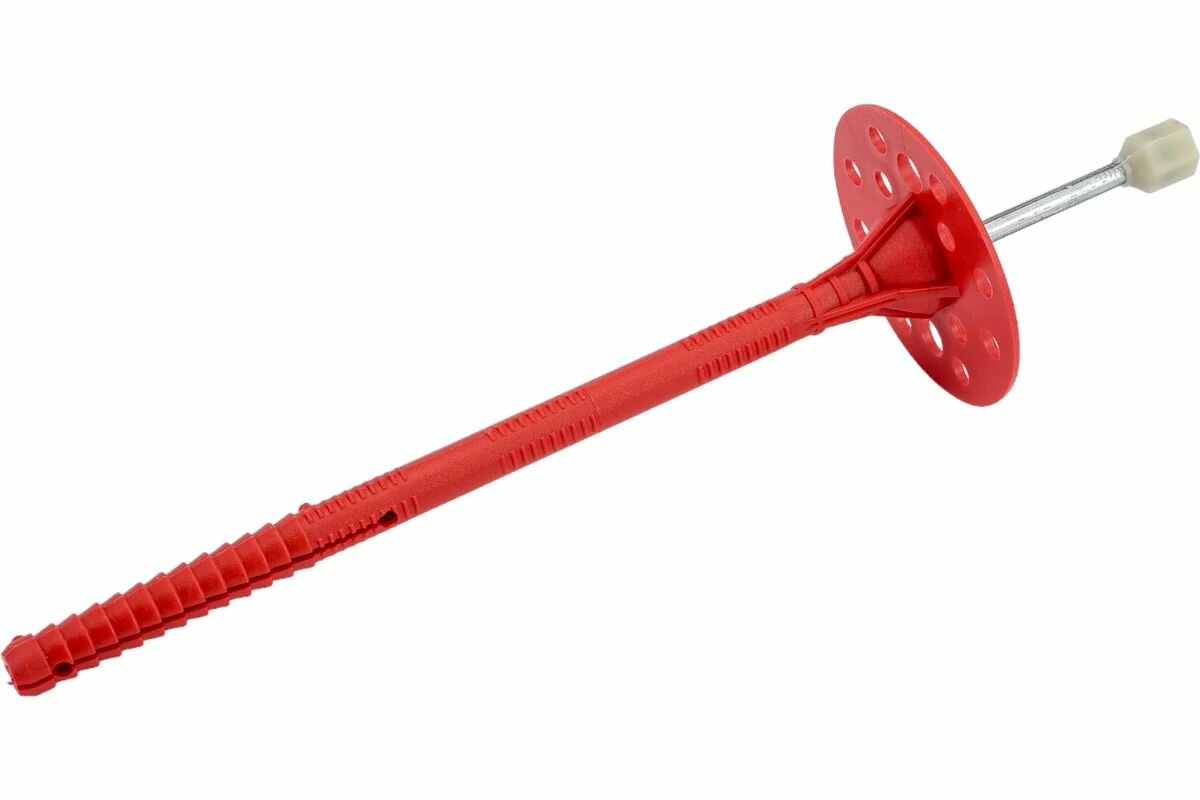 Дюбель для теплоизоляции с металлическим гвоздём с термоголовкой 10х180, 200шт Tech-Krep 130103