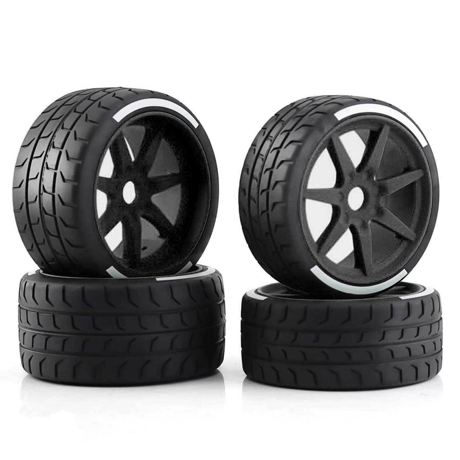 4pcs Шины для радиоуправляемых машин 53/108 43/102mm 17mm Шестигранник колеса Замена для ARMA 1/7 felony FSR model GT Радиоуправляемая машина Дополнительные части