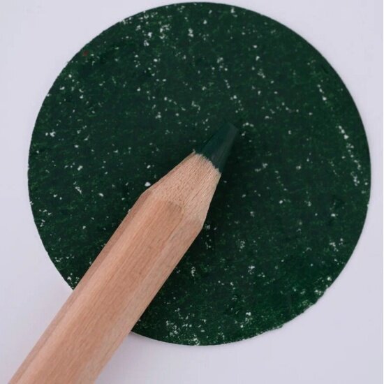 Карандаш цветной Малевичъ GrafArt Soft, зеленый темный 037, 6 шт.