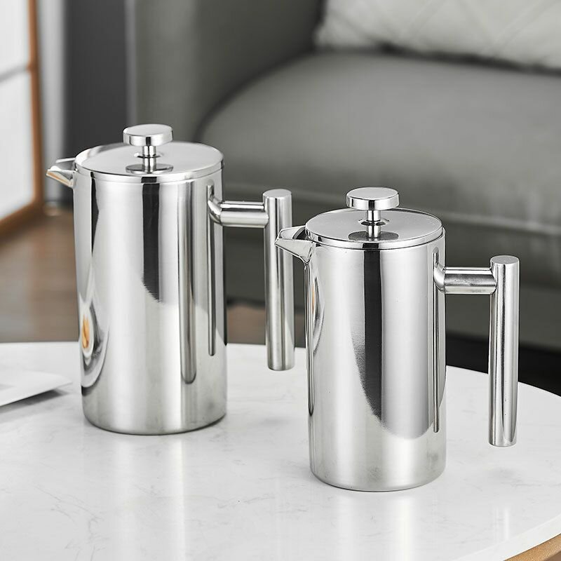 304 двухслойный кувшин из нержавеющей стали，две по 800 мл + 1000 мл