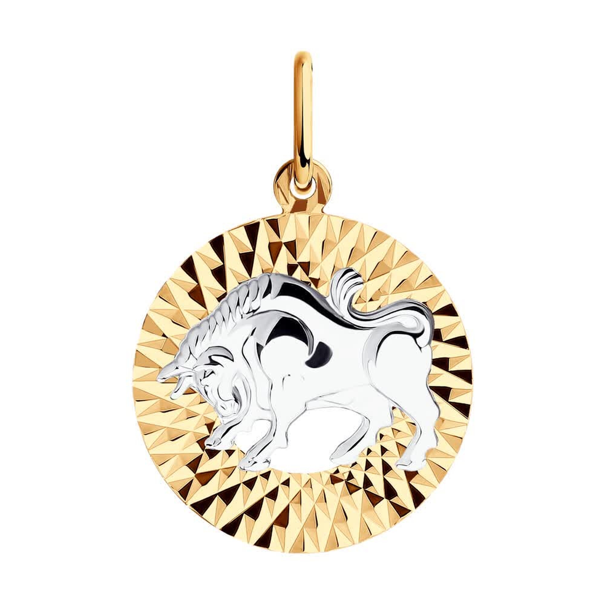 Подвеска, красное золото, 585 проба