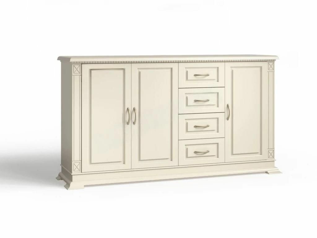 Комод Верди №101 из Массива сосны, 4 ящ, 160х45х100 см, классический орех 2