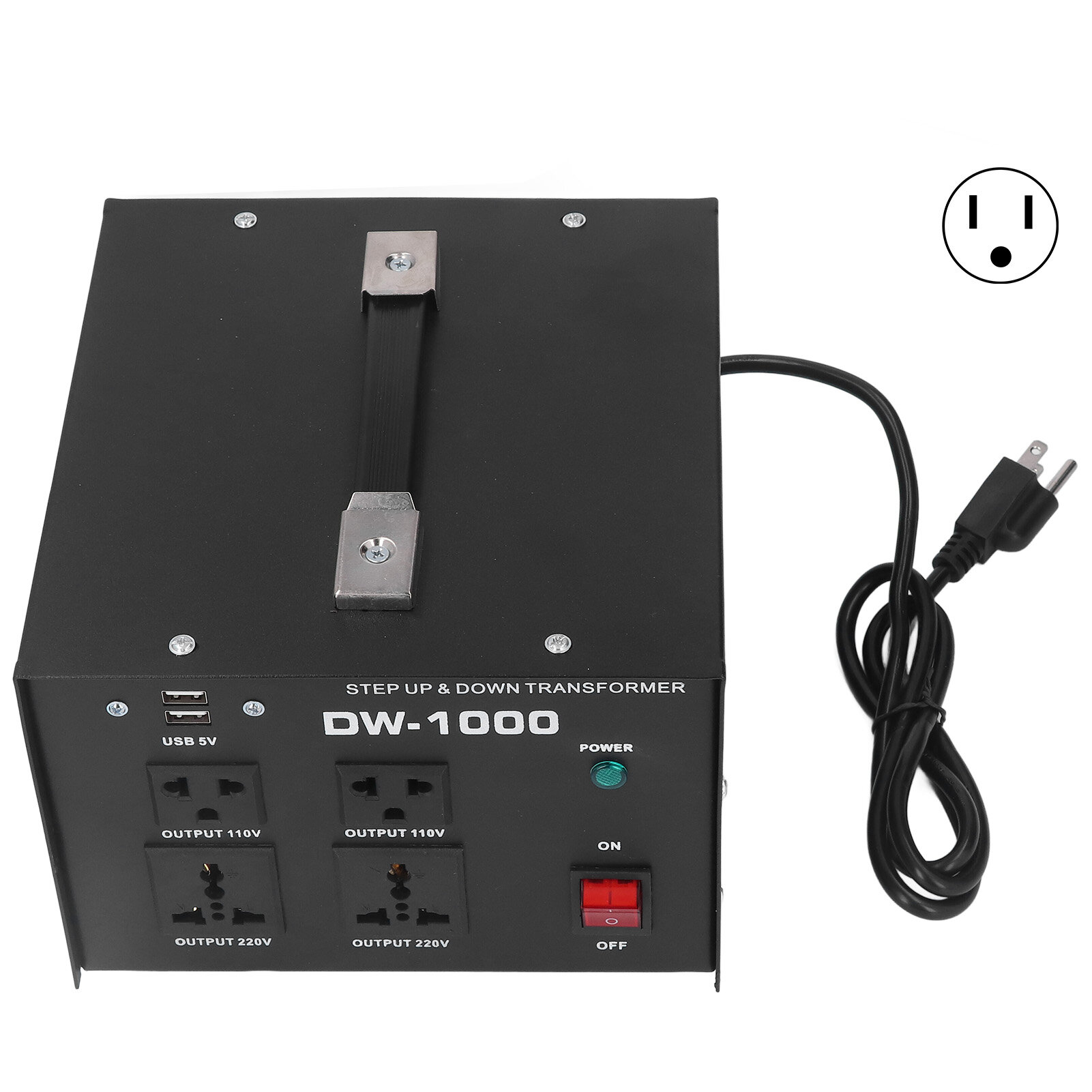 Трансформатор переменного тока 1000W, медная обмотка